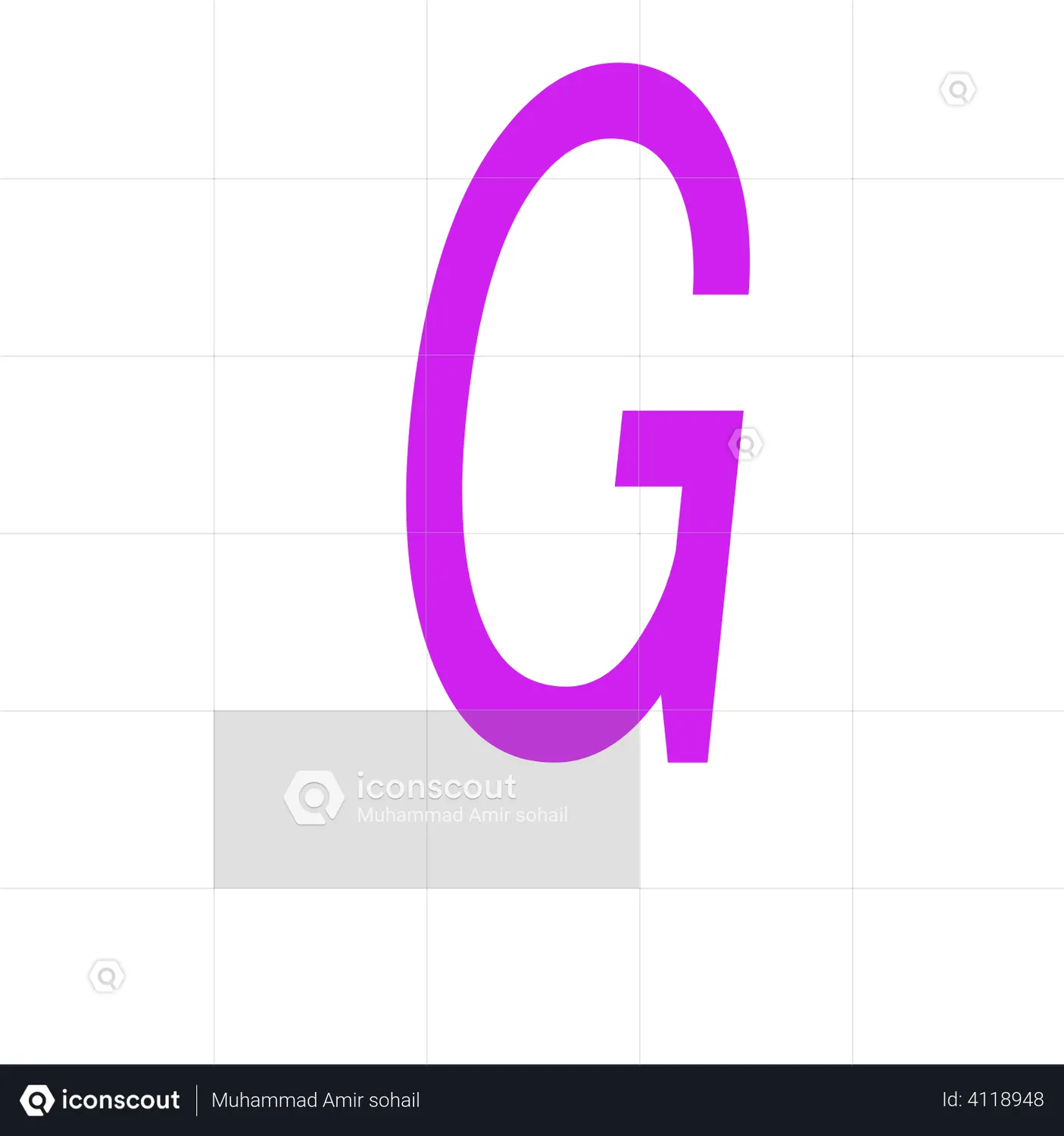 Lettre Majuscule G Animation Téléchargement Gratuit Signe Et Symboles