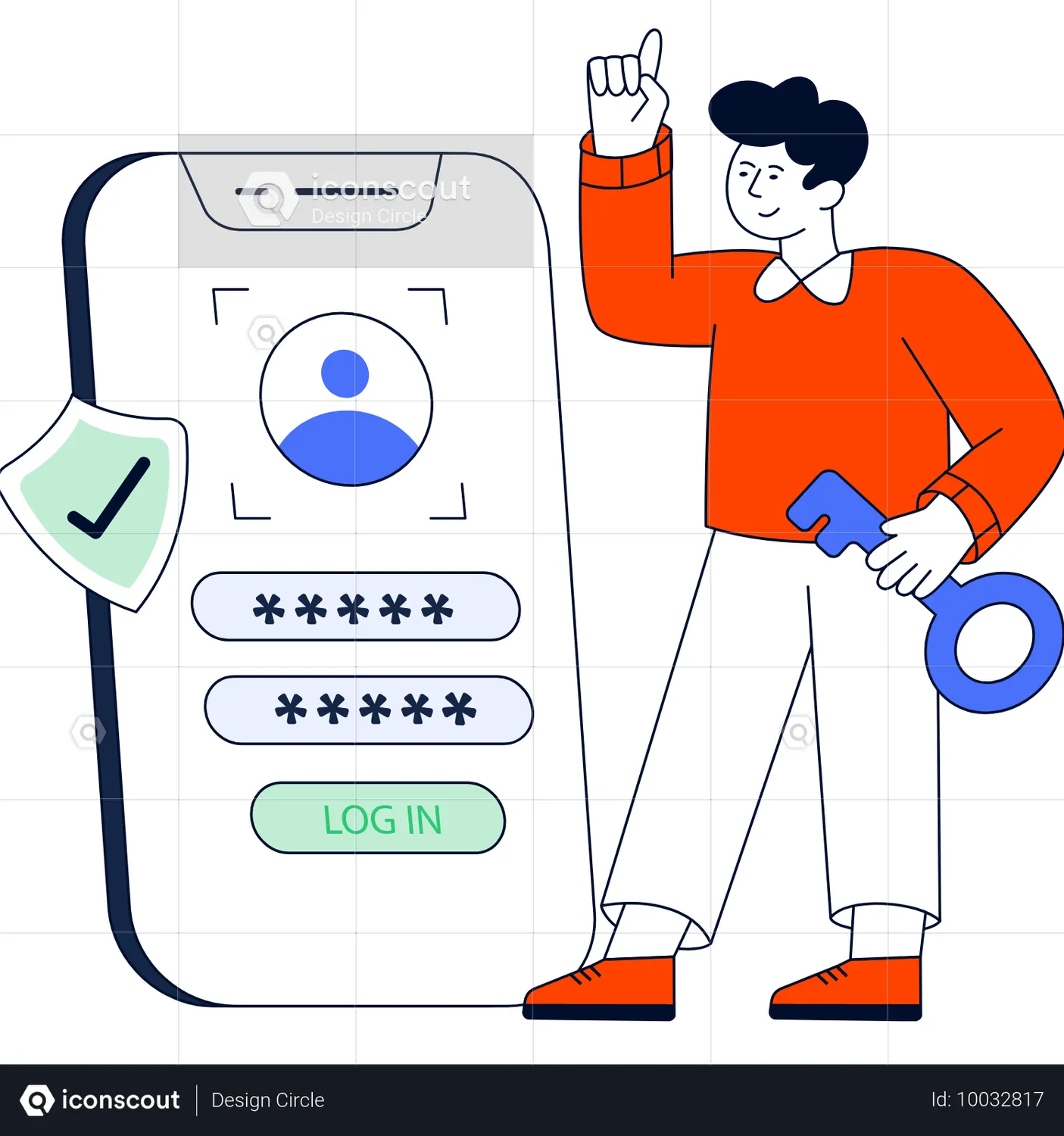 User Authentication Animation - Free Download Network & Communication ...