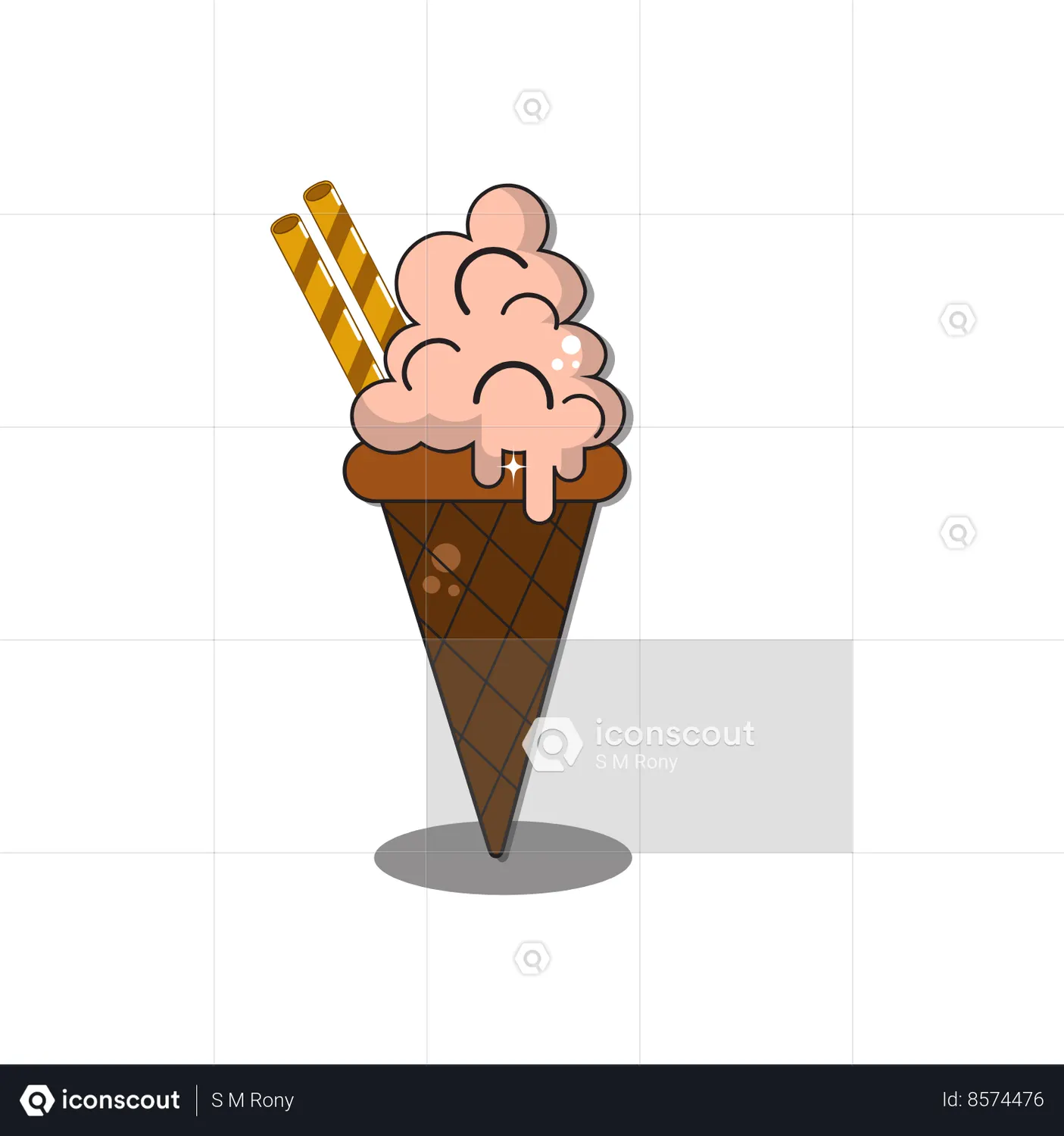 Vanilla Ice Cream Animated Icon Free Download Food And Drink Animated Icons Iconscout