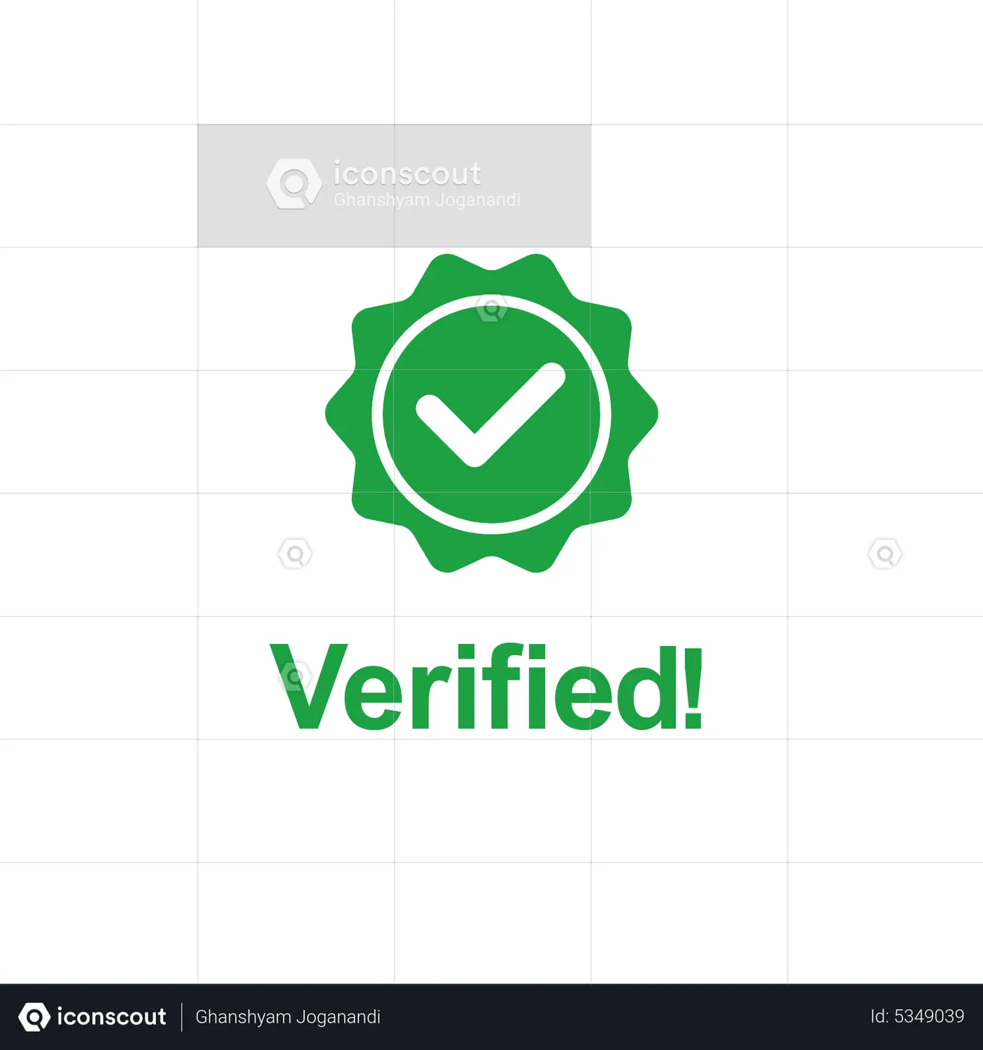 Verified Animated Icon download in JSON, LOTTIE or MP4 format