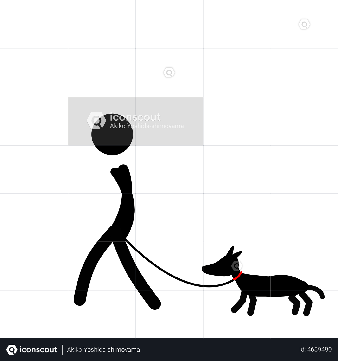 Walking with dog Animation by Akiko Yoshida-shimoyama | LottieFiles