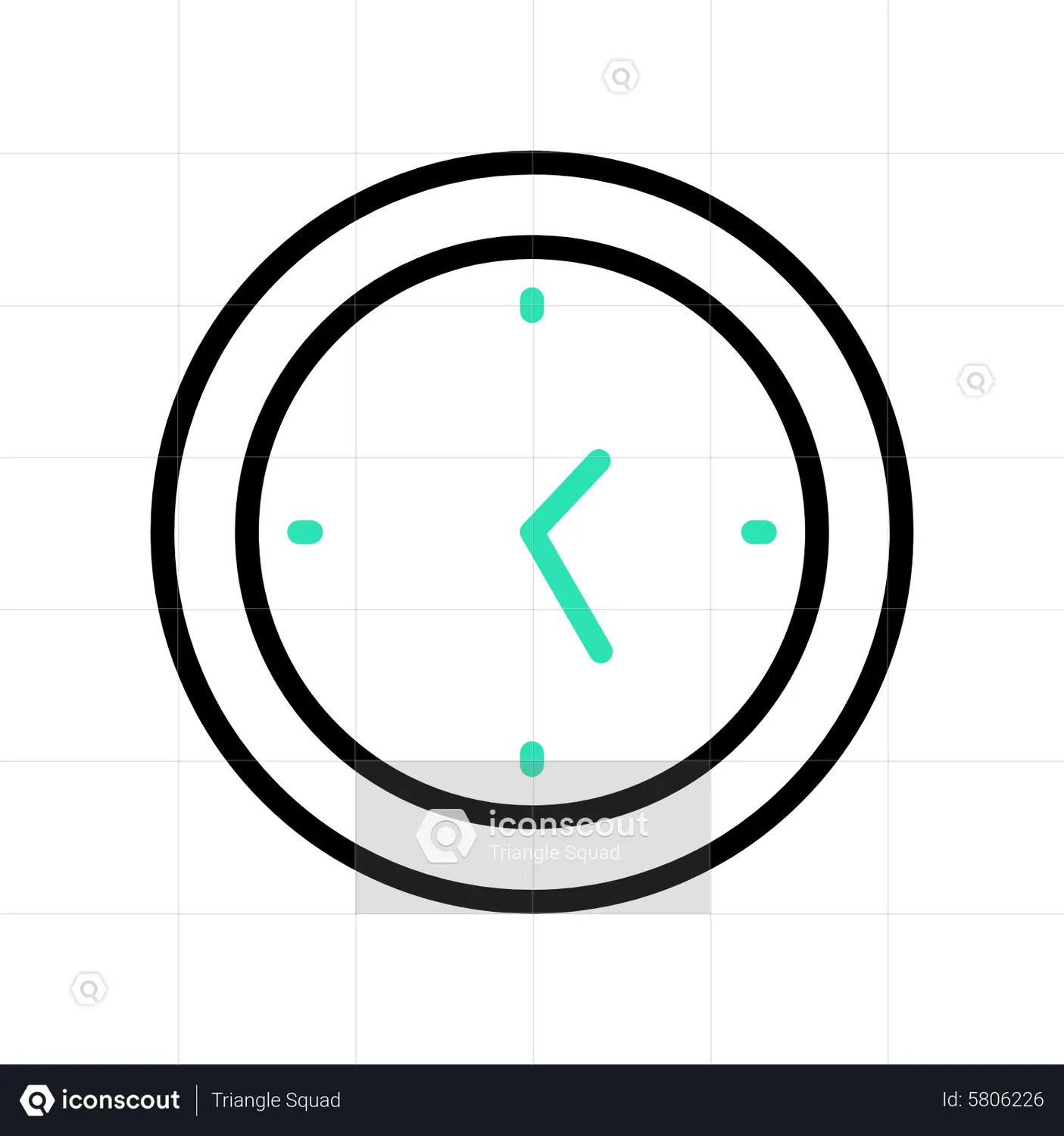 Wallclock Animated Icon download in JSON, LOTTIE or MP4 format