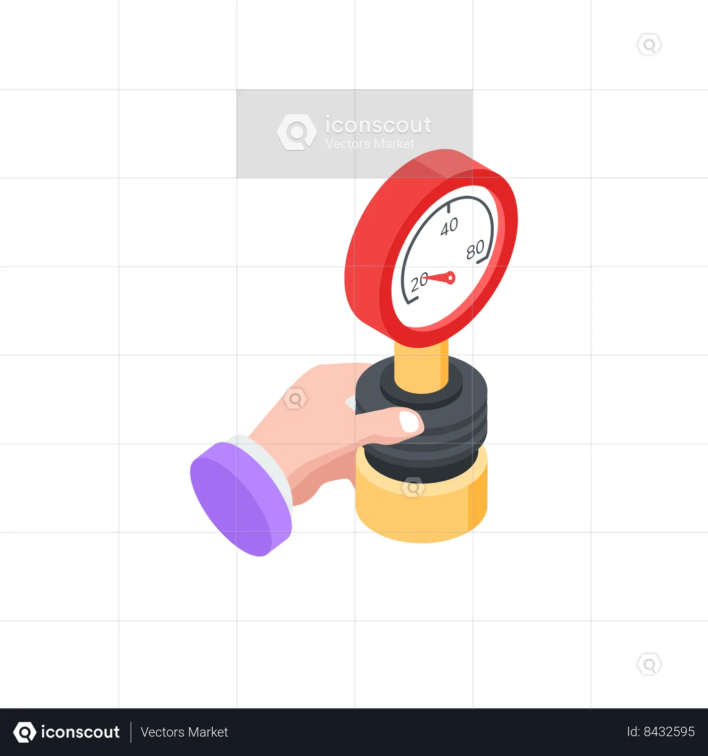 Water Gauge Animated Icon download in JSON, LOTTIE or MP4 format