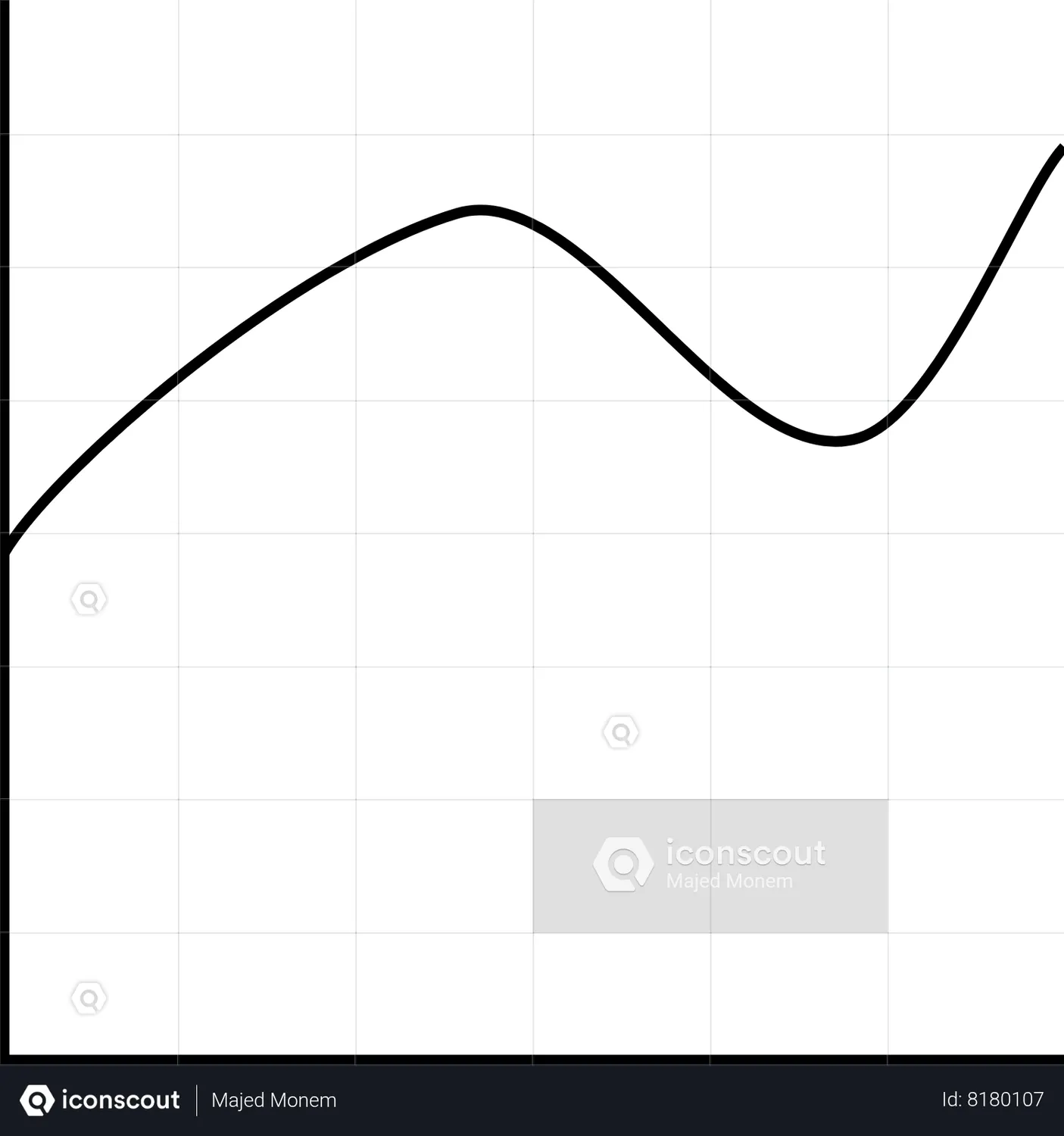 Wavey Curved Graph Animated Icon Download In Json Lottie Or Mp4 Format