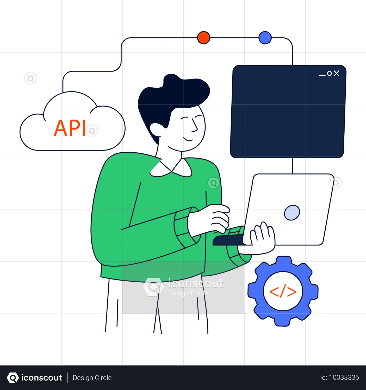 Web Api Animation - Free Download Science & Technology Animations | IconScout