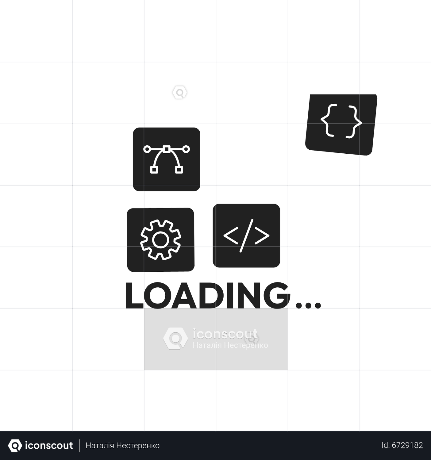 Web Dev Buttons Loader Animation By Наталія Нестеренко Lottiefiles