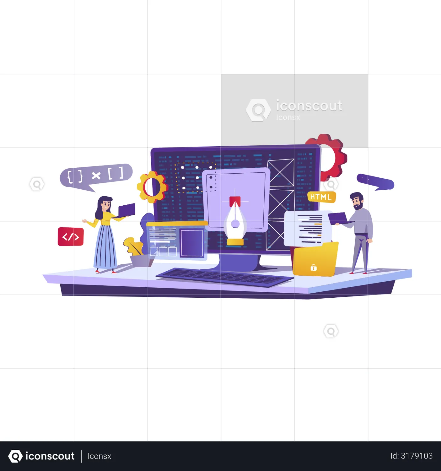 Web Development Animation - Free Download Seo & Web Animations | IconScout