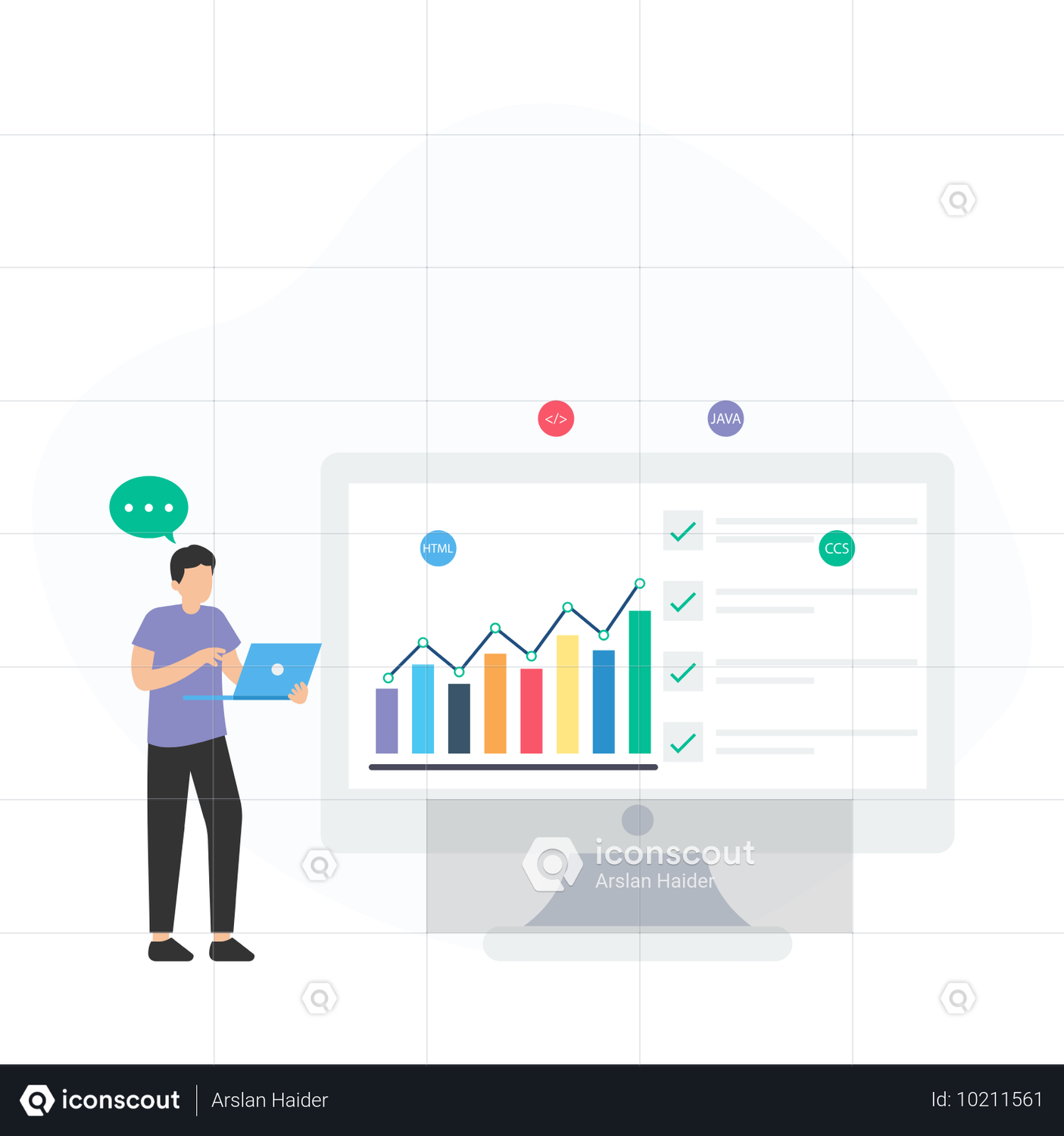 Web Development Animation by Arslan Haider | LottieFiles