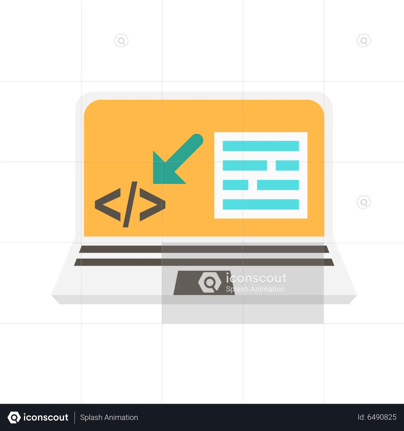 Web Development Coding On Laptop Animation Free Download Design And Development Animations