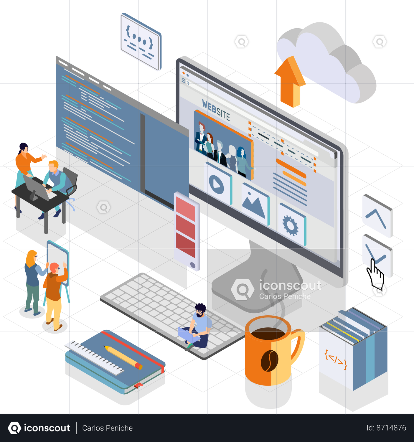 Website Animation by Carlos Peniche | LottieFiles