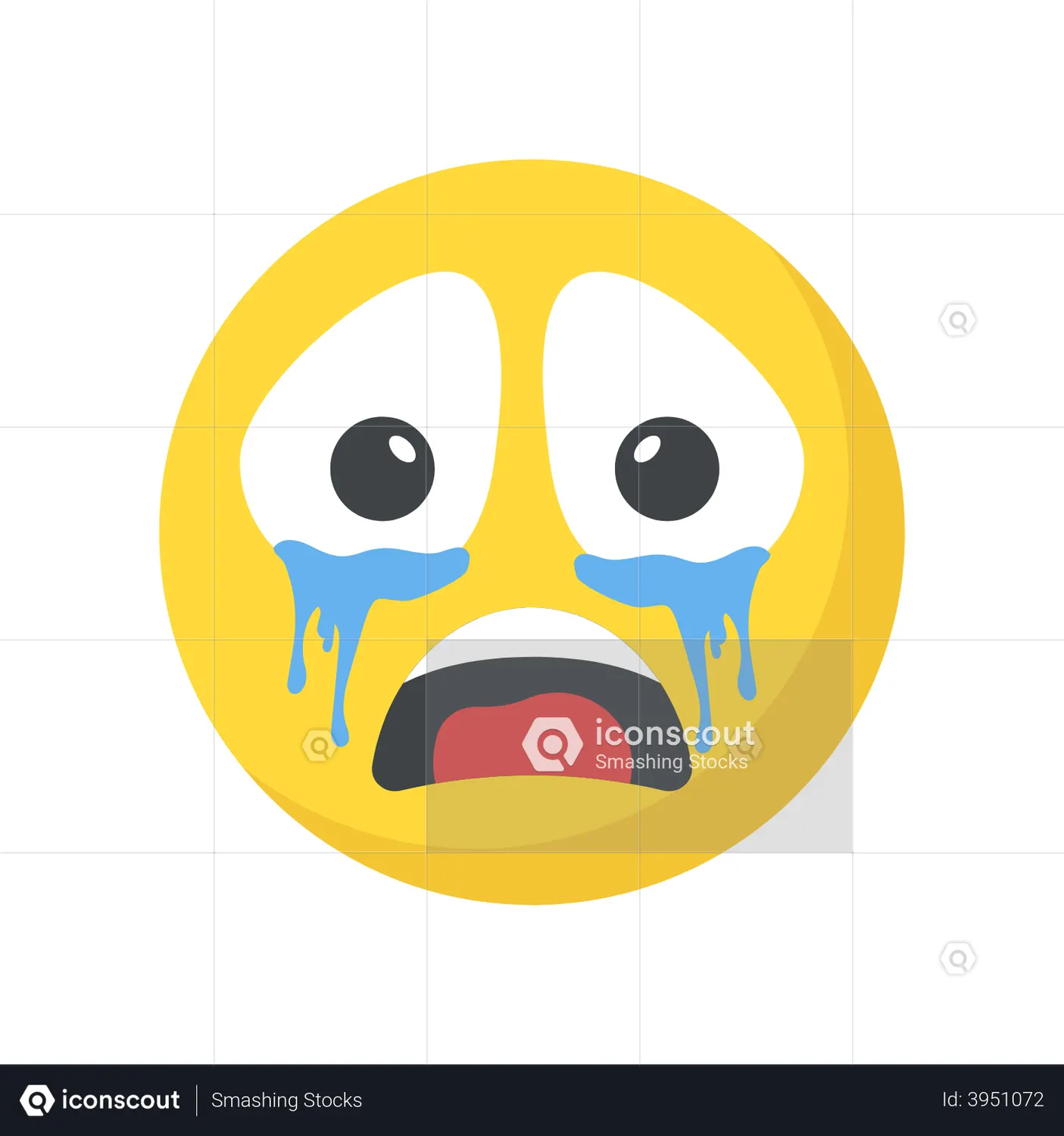 Weeping Emoji Emoji Animated Icon Download In Json Lottie Or Mp4 Format