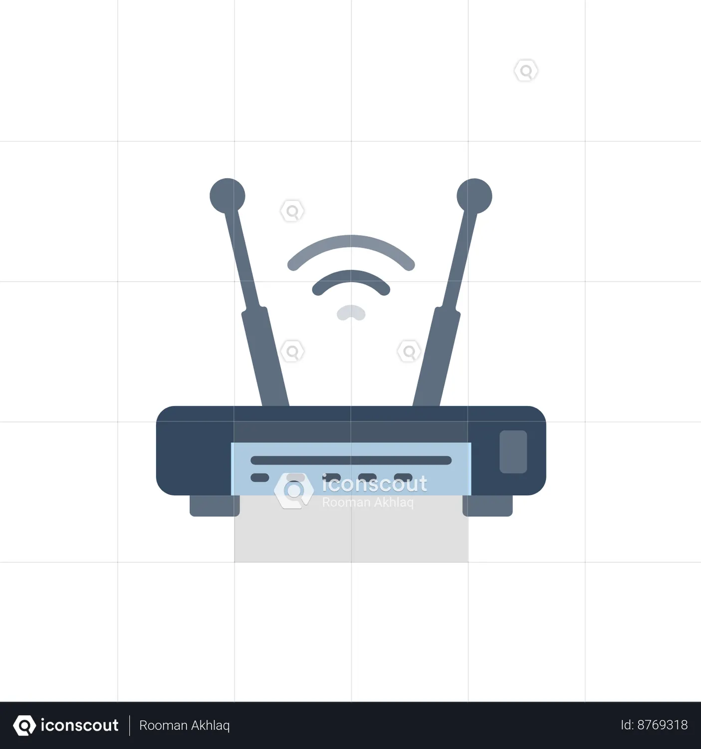 Wifi Modem Animated Icon Download In Json Lottie Or Mp4 Format