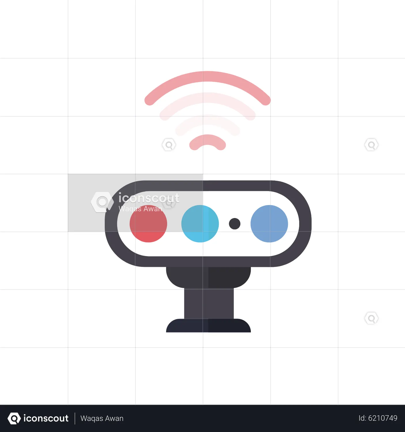Wireless Sensor Animated Icon download in JSON, LOTTIE or MP4 format