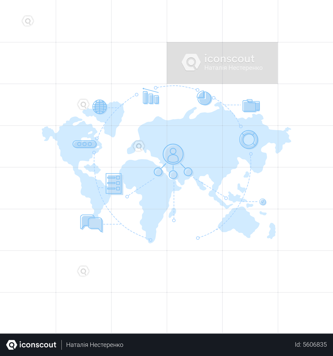Worldwide Connection Animation By Наталія Нестеренко Lottiefiles