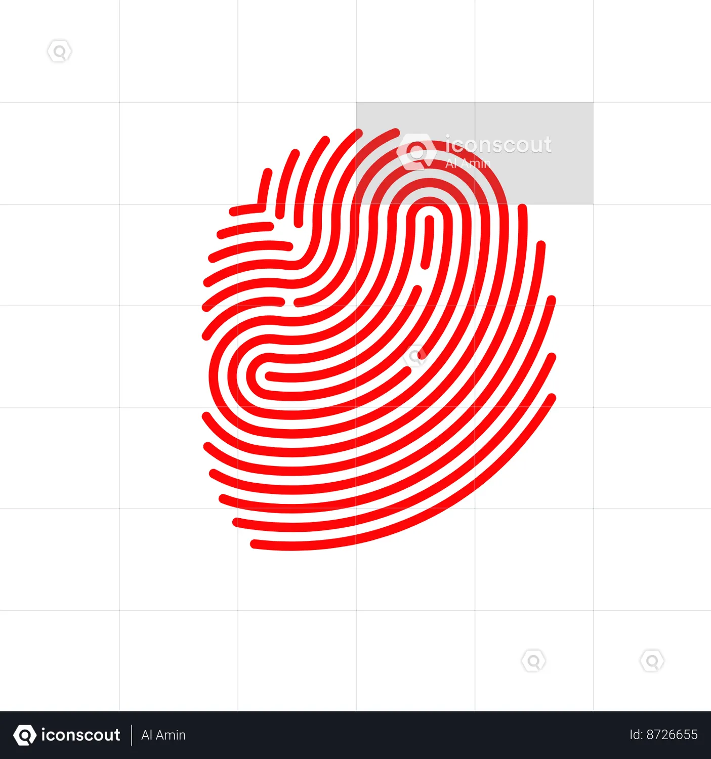 Wrong Fingerprint Animated Icon download in JSON, LOTTIE or MP4 format