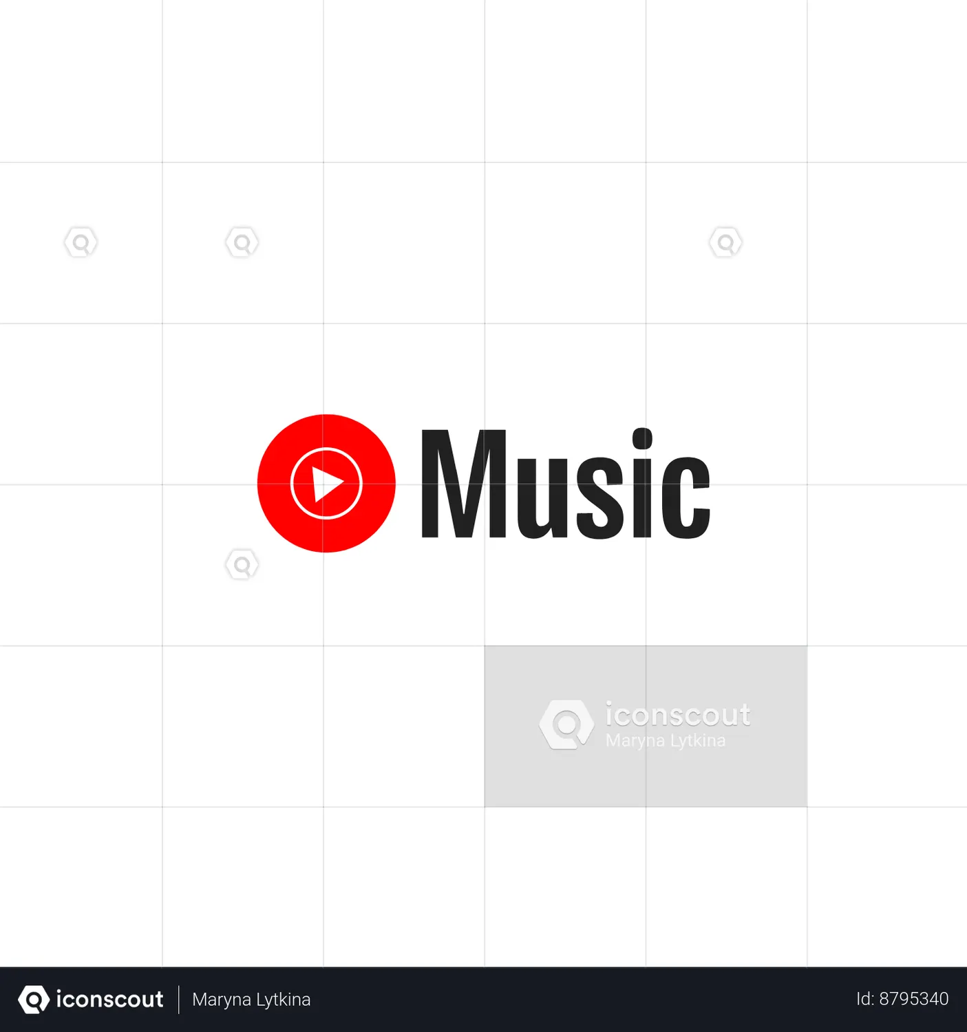 Youtube Music Logo Logo Animated Icon download in JSON, LOTTIE or MP4 ...