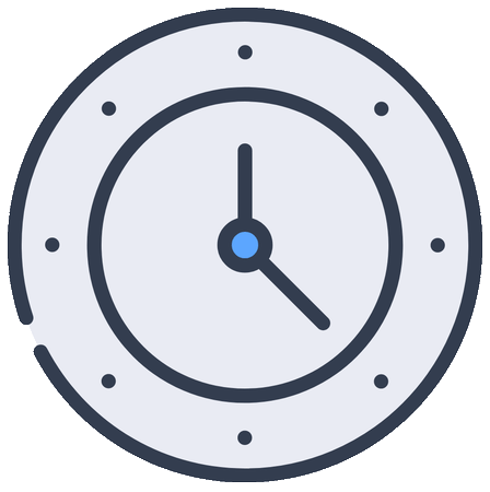 Analog Clock Animated Gif Clock With Minutes And Hours