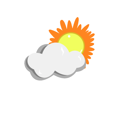 Mostly Cloudy Cartoon