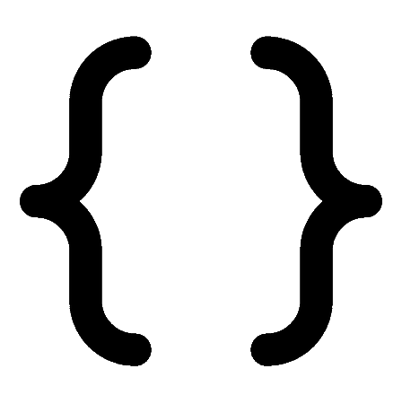 Brackets Curly Animated Icon | Unicons | IconScout