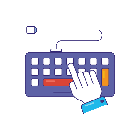 Typing On Keyboard Gif