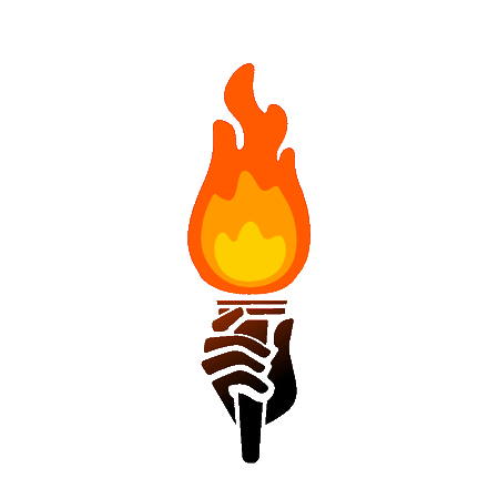 Olympic Torch Animated Clip Art