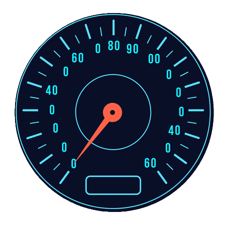 Animated Dashboard Speedometer Template For Powerpoint Editable